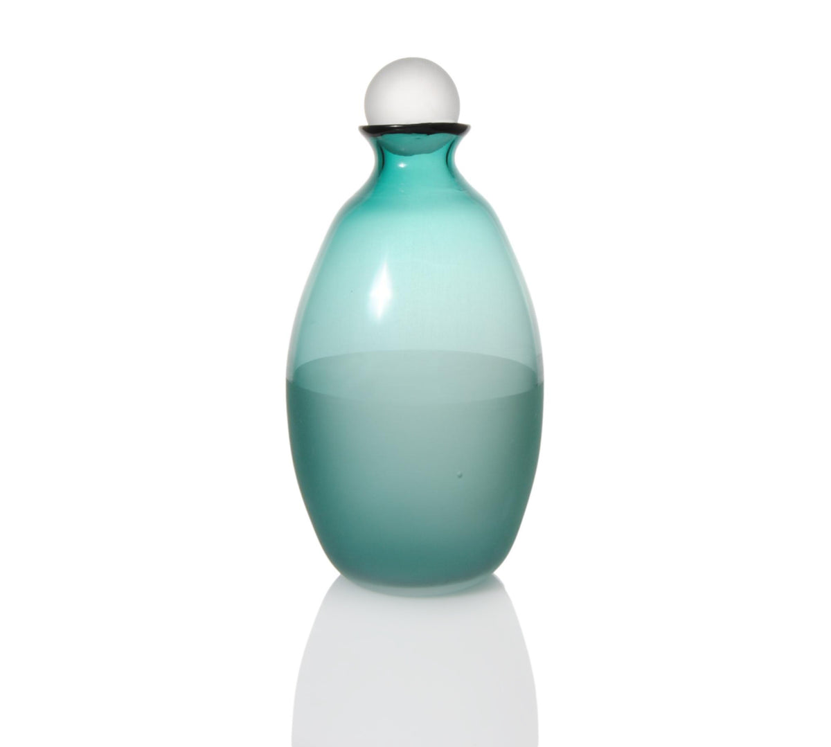 Half Matte Sphere Decanter in Dark Lagoon by Courtney Downman — Craft ...