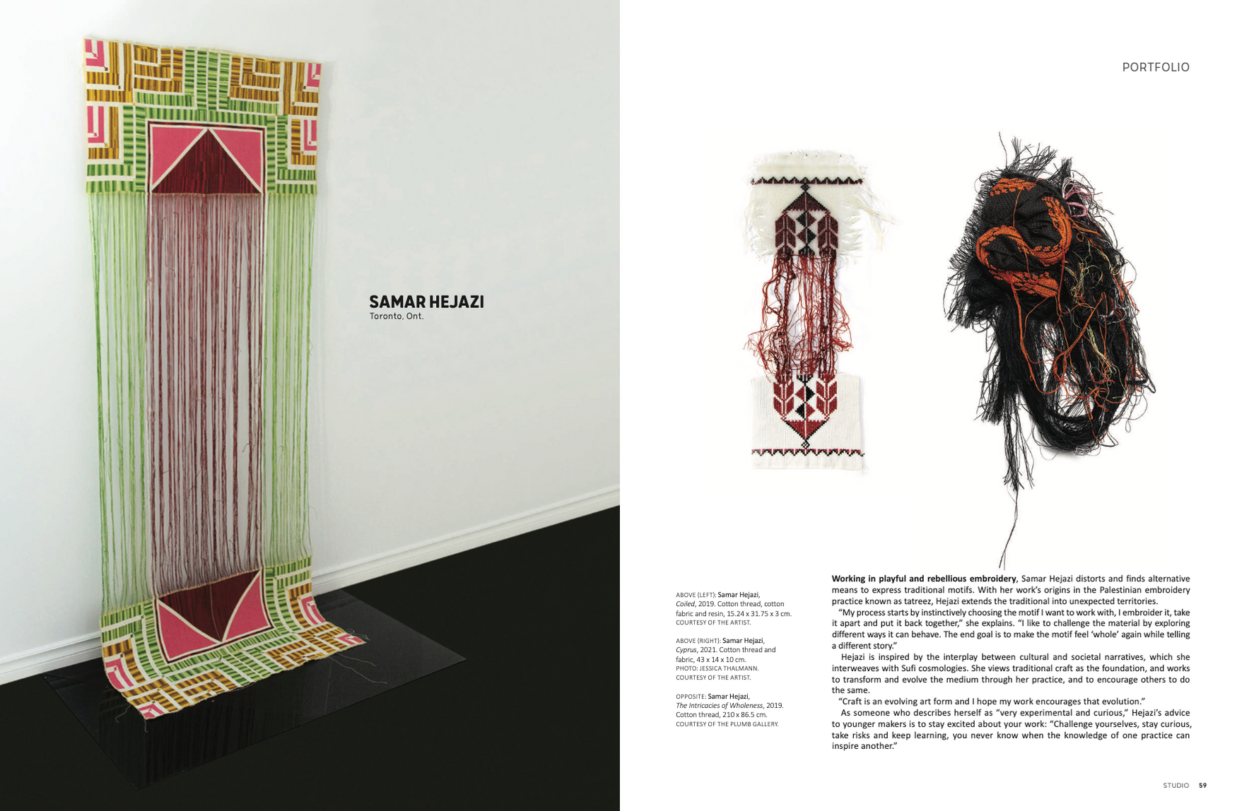 Studio Magazine Annual Subscription — Craft Ontario