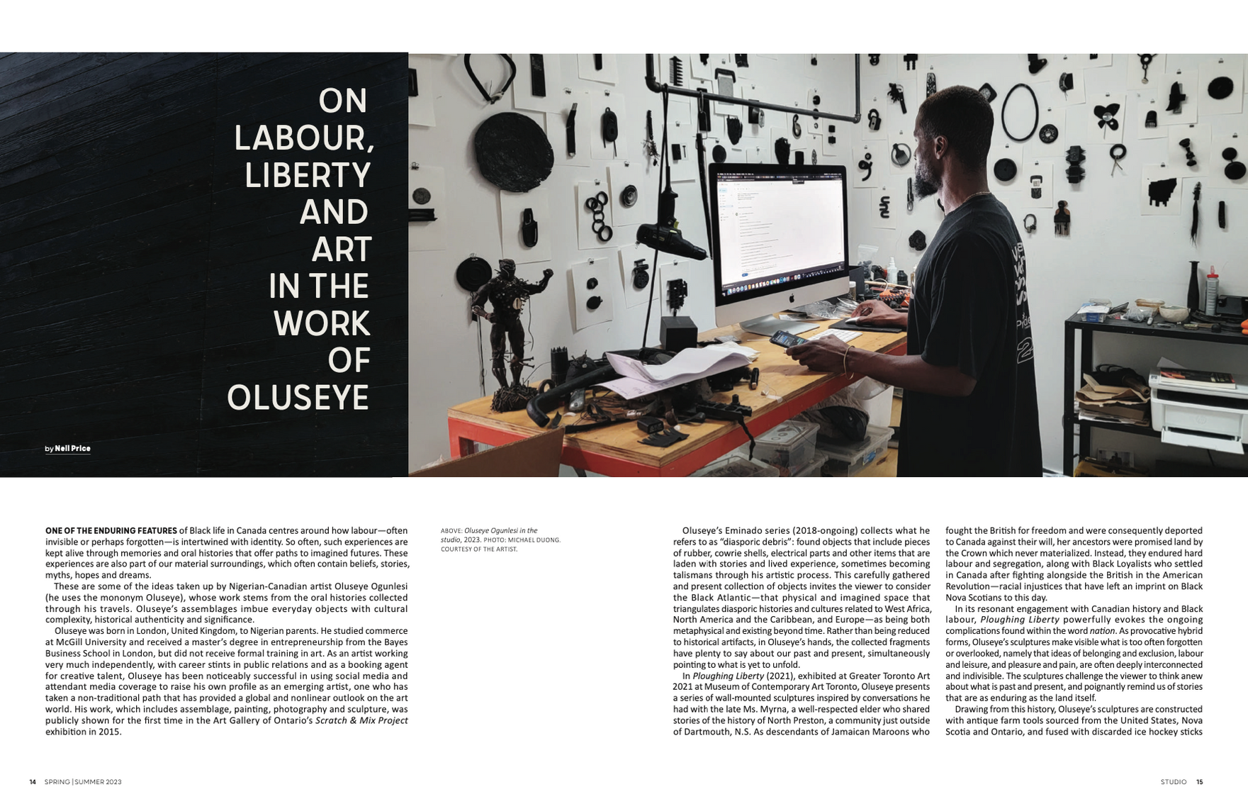 Studio Magazine Annual Subscription — Craft Ontario